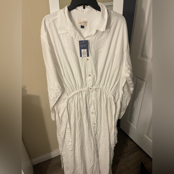 Universal Thread | Dresses | Universal Thread White Buttonup Dress ...